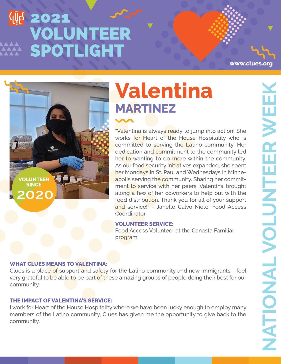 VOLUNTEER SPOTLIGHT: KATHERINE HERRERA - Comunidades Latinas Unidas En ...