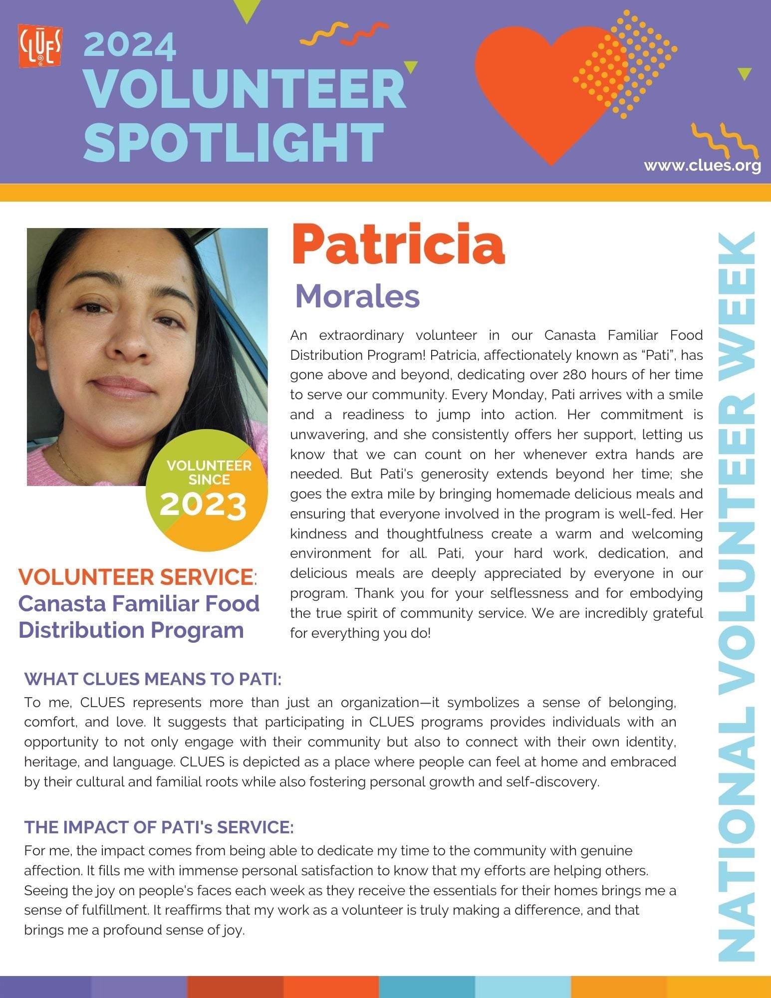 CELEBRATING NATIONAL VOLUNTEER WEEK 2024! - Comunidades Latinas Unidas ...